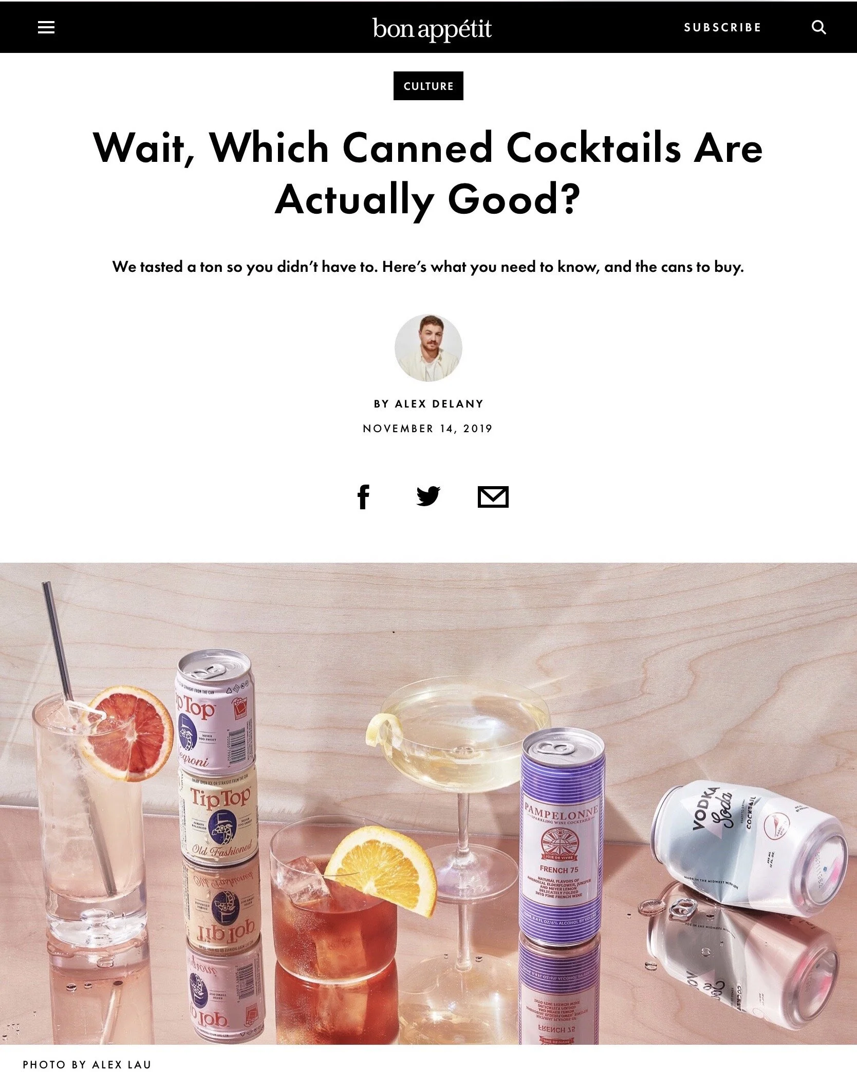 Cardinal Spirits Canned Cocktails — Cardinal Spirits