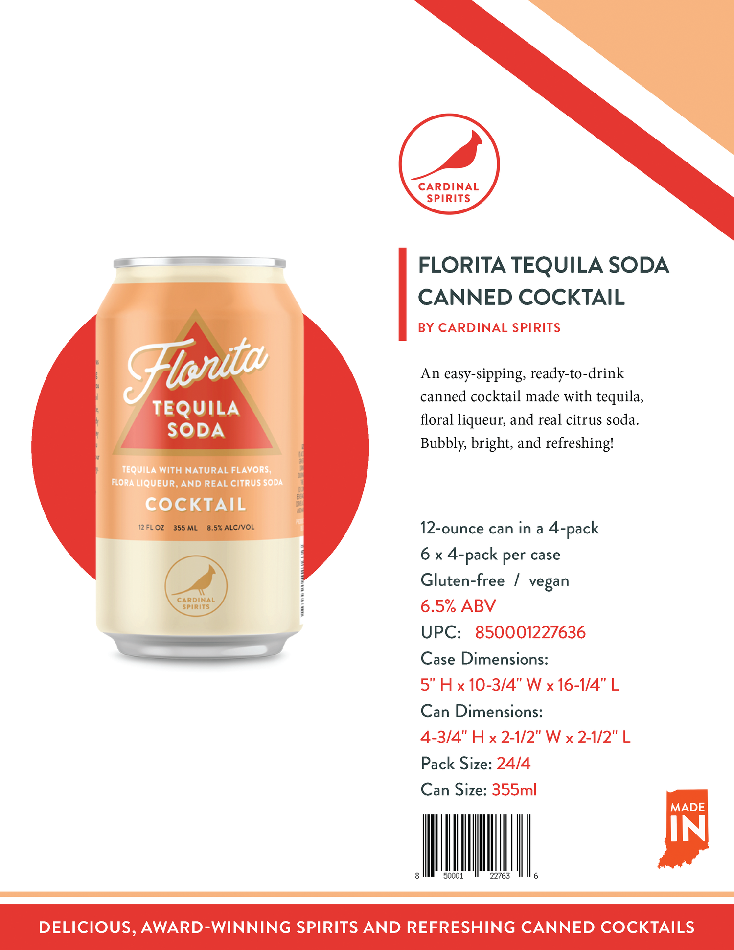 Tech Sheets — Cardinal Spirits