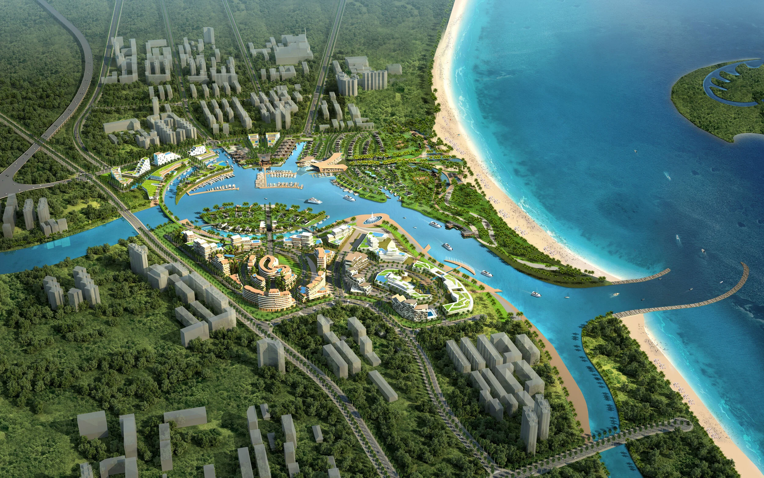 NDA Group | Sanya Yazhou Bay Resort Planning Gallery