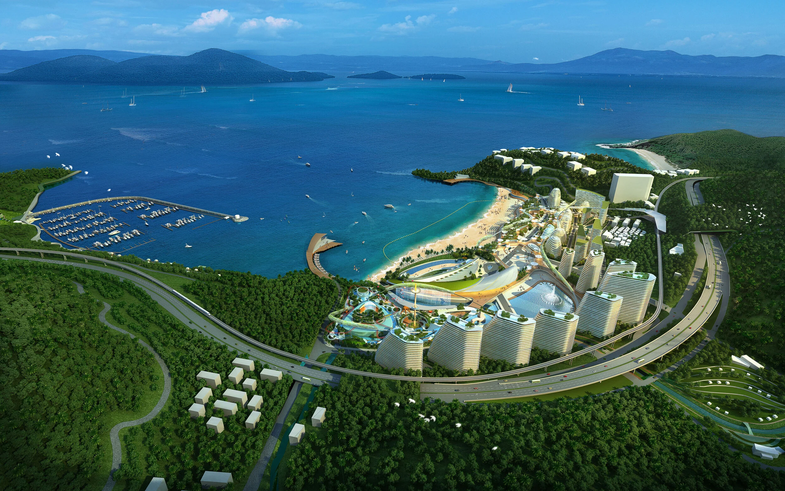 NDA Group | Shenzhen Xiaomeisha Resort Masterplanning - EN