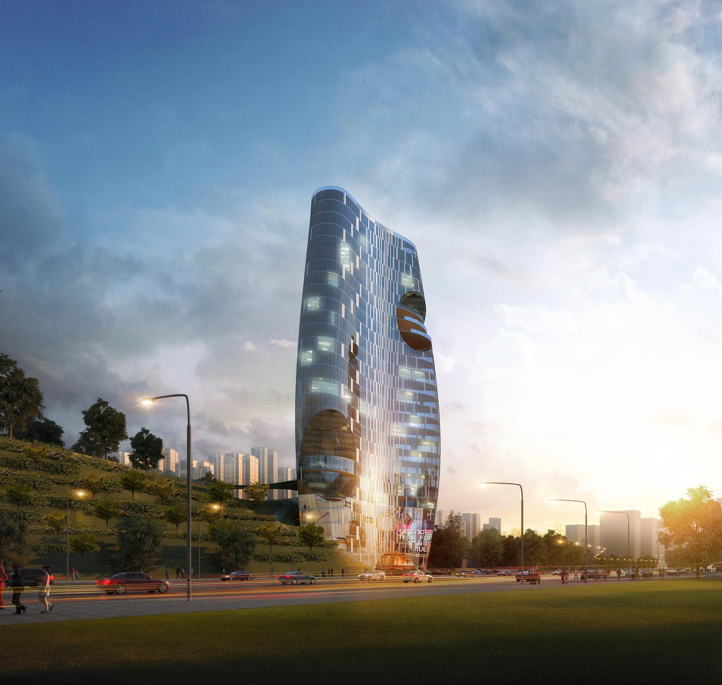 NDA Group | Dalian East Port HQ Tower Gallery