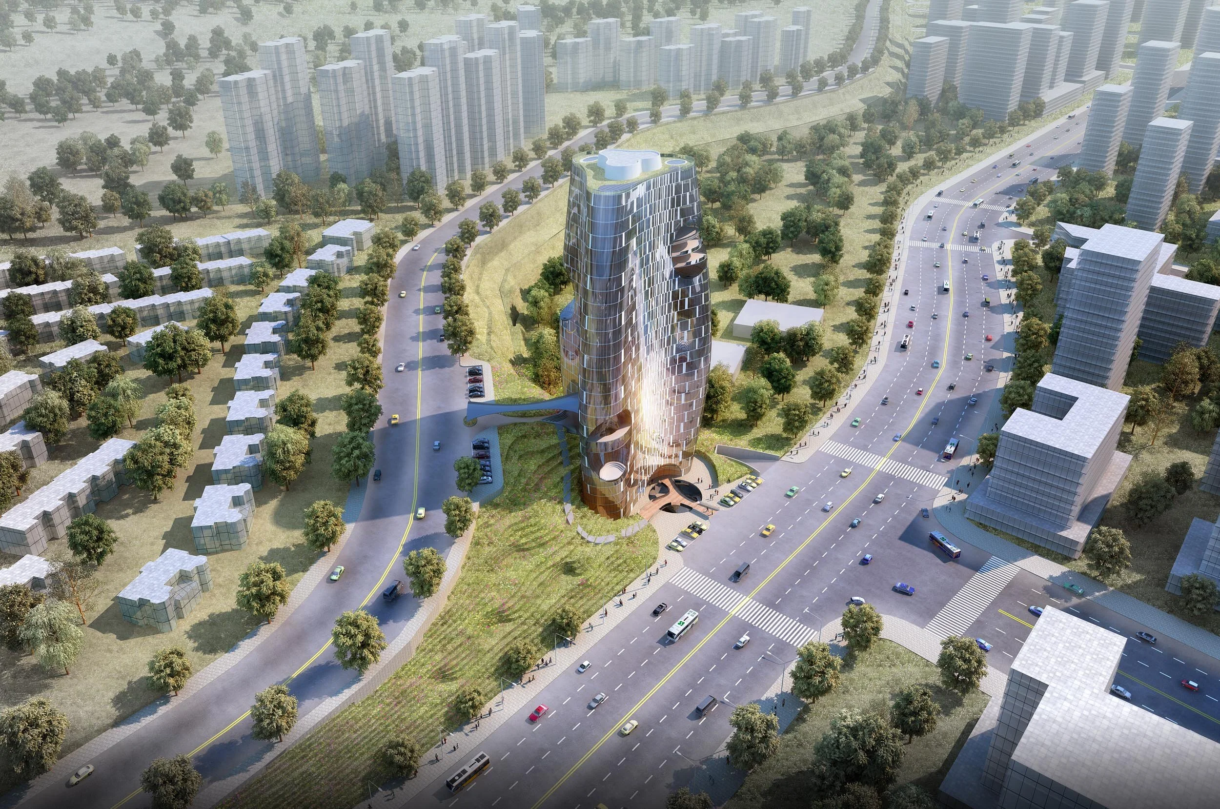 NDA Group | Dalian East Port HQ Tower Gallery