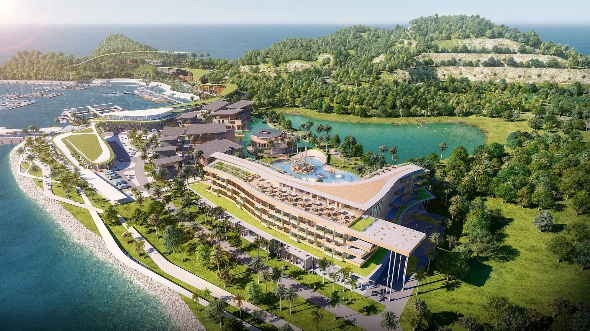 Zhuhai Islands Hong Kong Zhuhai Macao Bridge Artificial Island Port