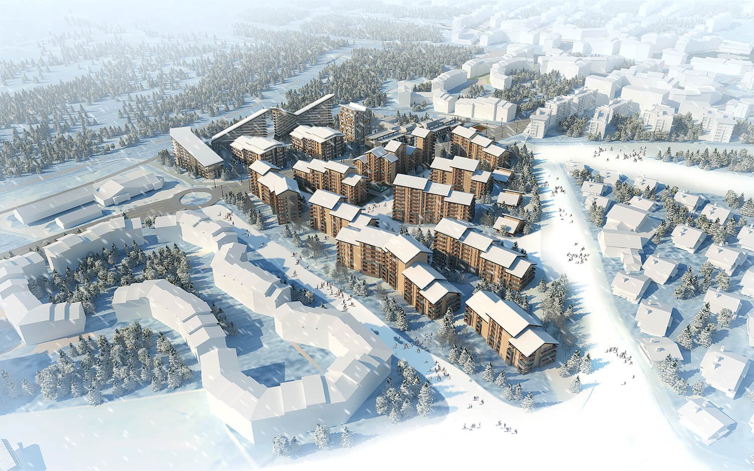 NDA Group | Jilin Vanke Songhua Lake Ski Resort - EN
