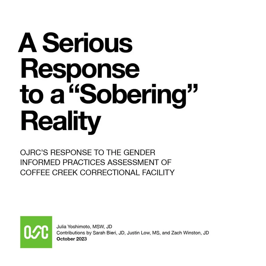 Reports — Oregon Justice Resource Center