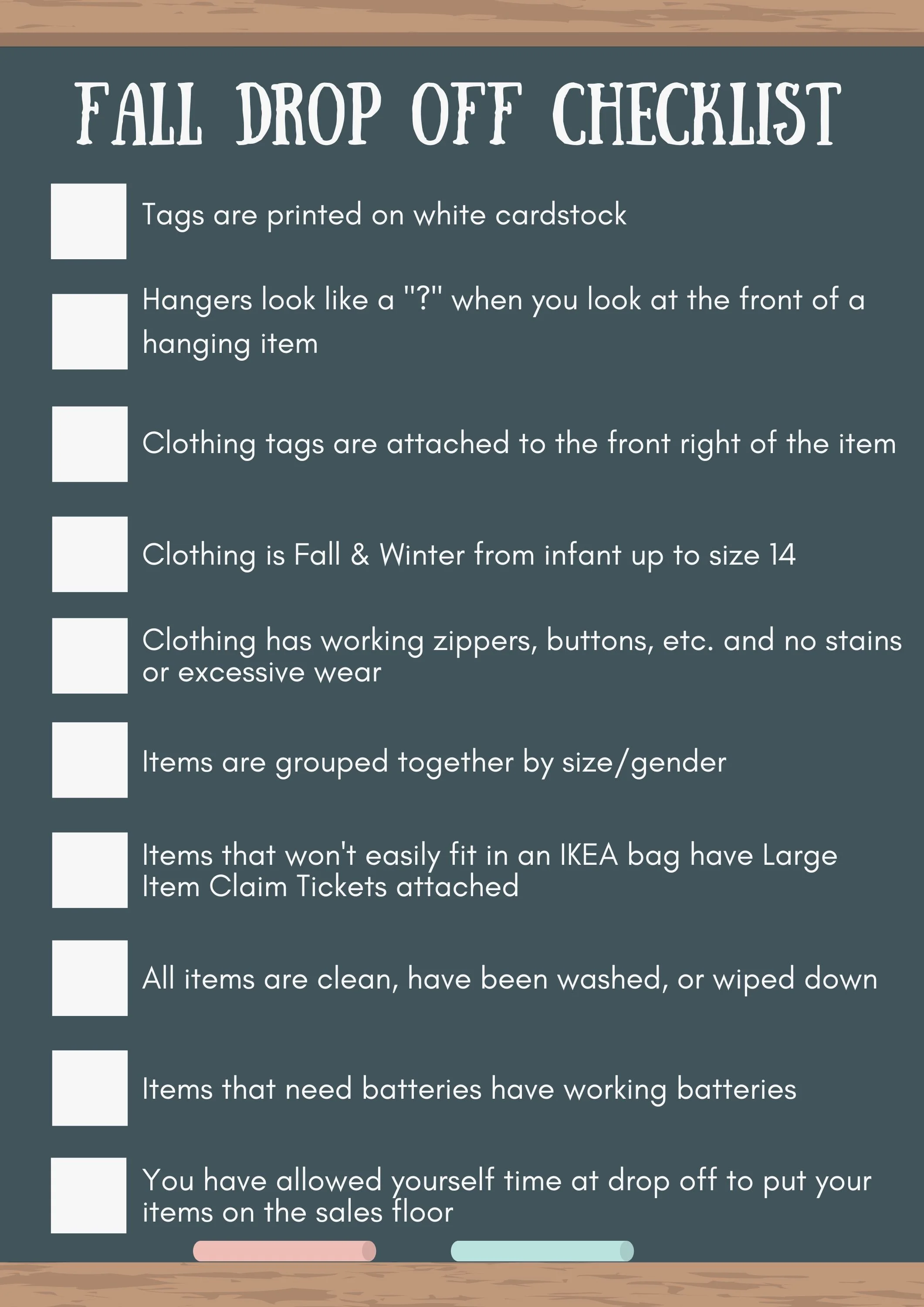 Helpers - Drop off — My Mommy Mart