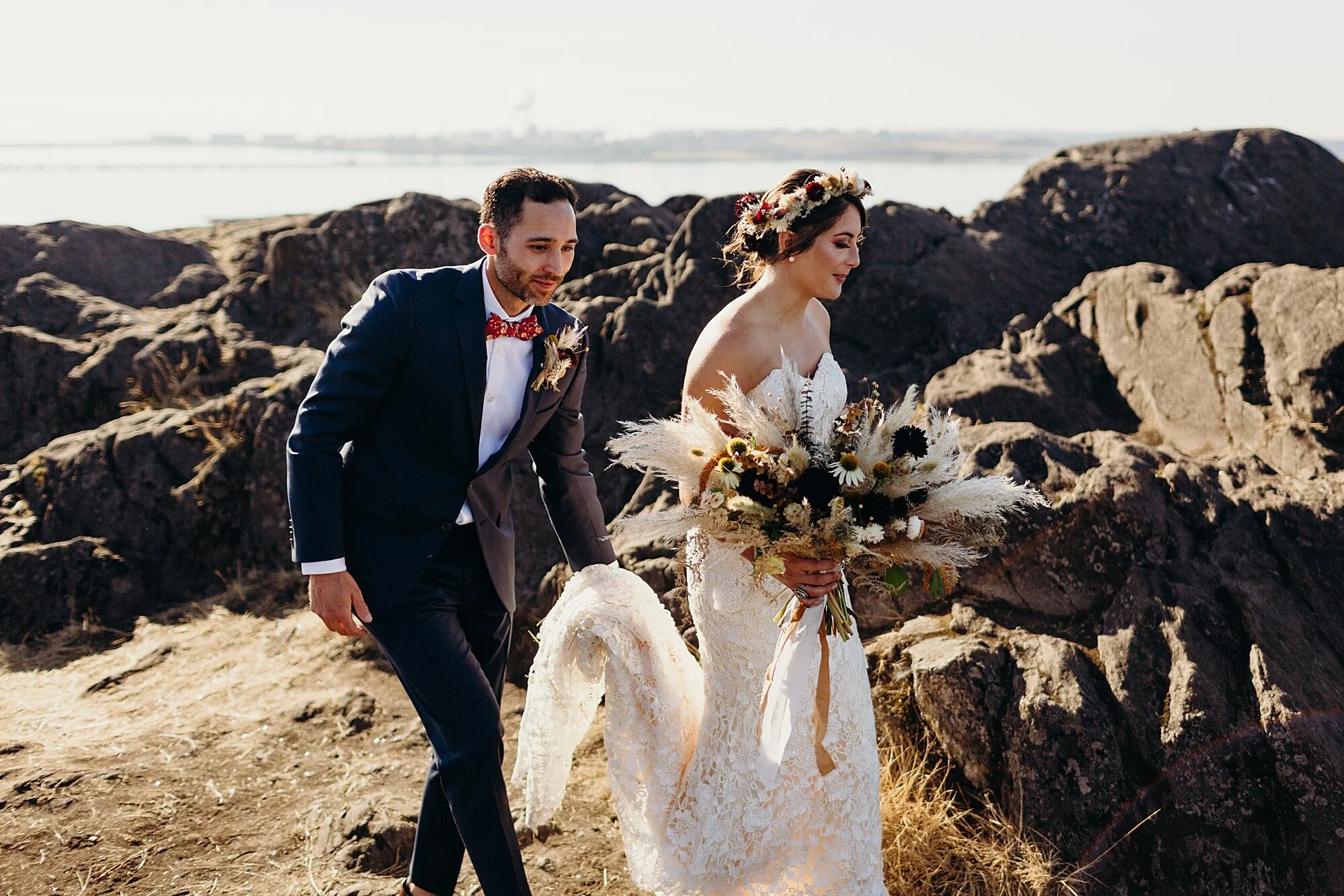 Deception Pass State Park Elopement at West Beach Amphitheater — Van ...