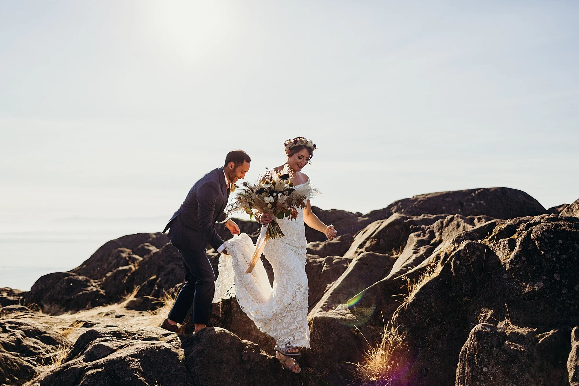 Deception Pass State Park Elopement at West Beach Amphitheater — Van ...