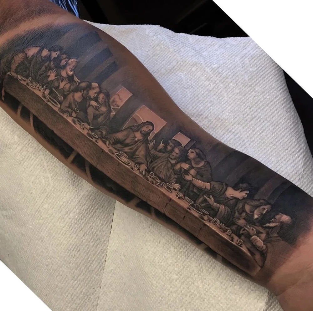 Last Supper Tattoo Sleeve
