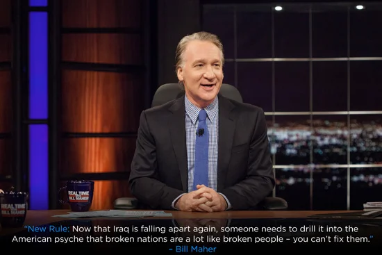 Bill Maher New Rules Quotes