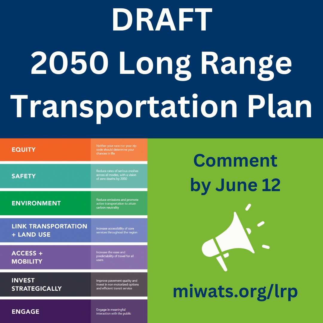 2050 Long Range Plan Development — Washtenaw Area Transportation Study