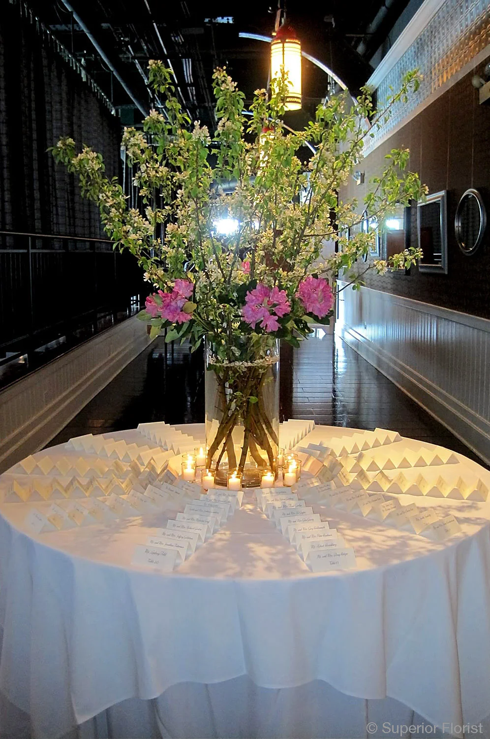 Superior Florist – Event Florals — Escort Tables