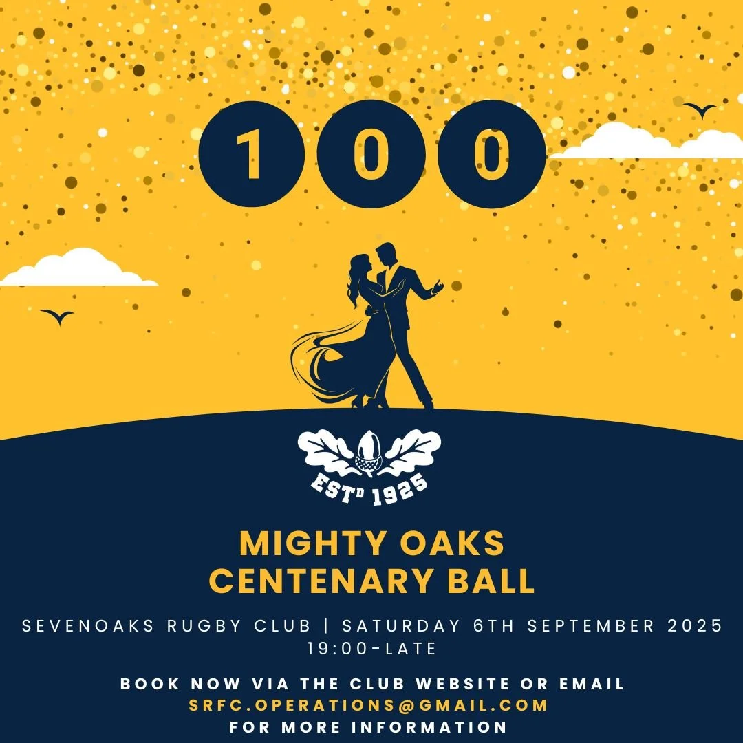 Mighty Oaks Centenary Ball — Sevenoaks Rugby