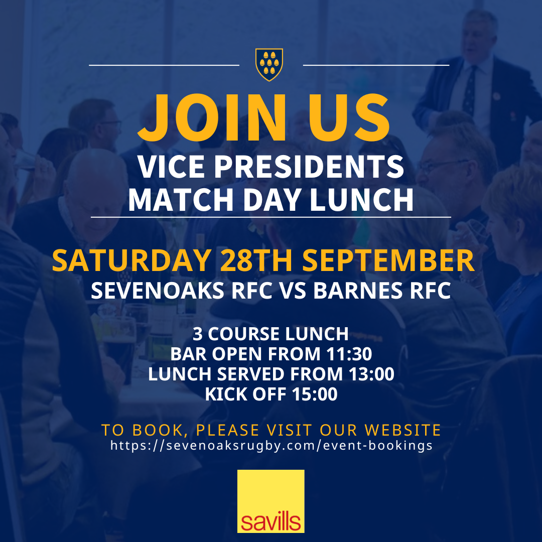 1st XV vs Barnes RFC — Sevenoaks Rugby