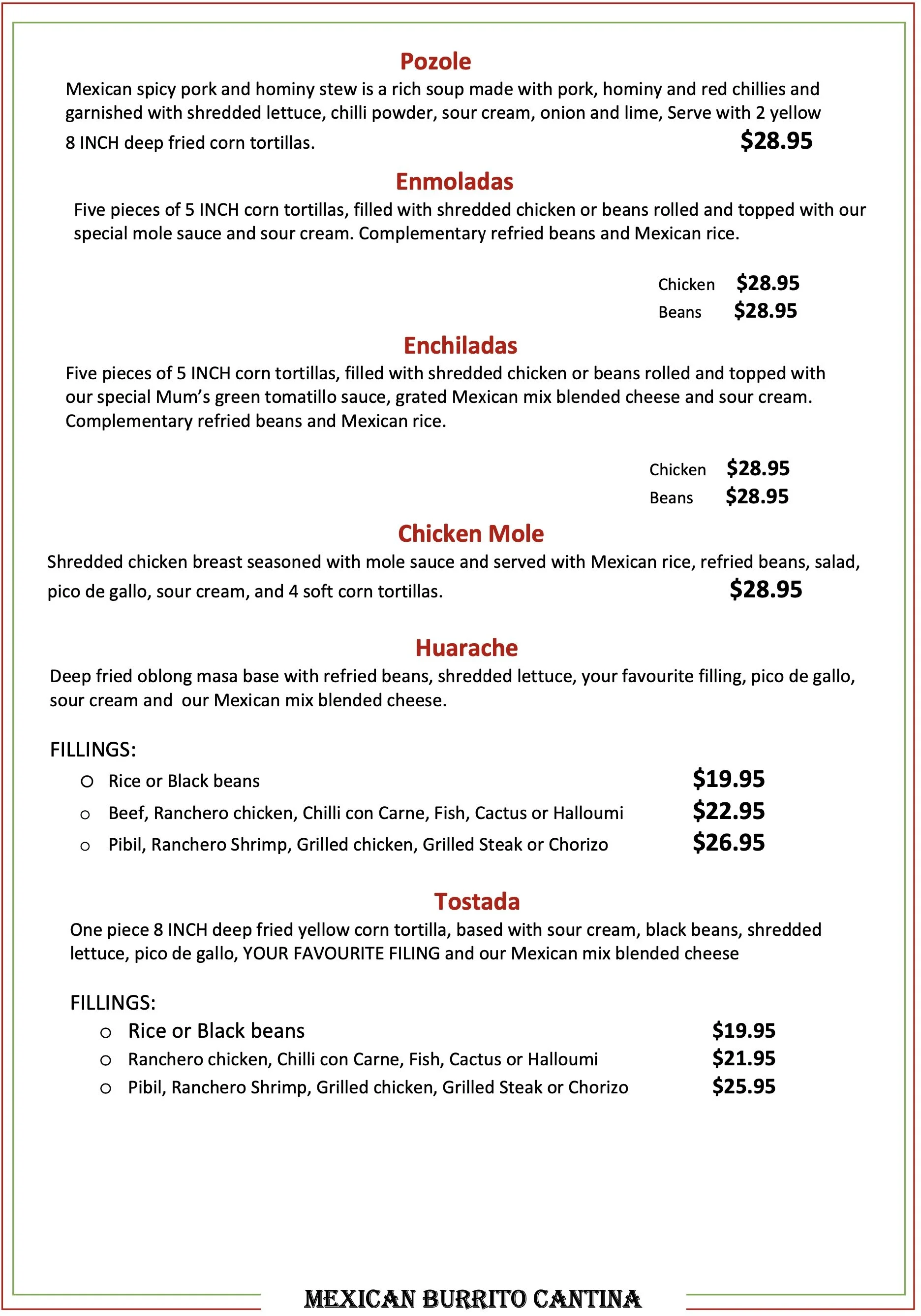Dine in — Authentic Mexican Food Sydney