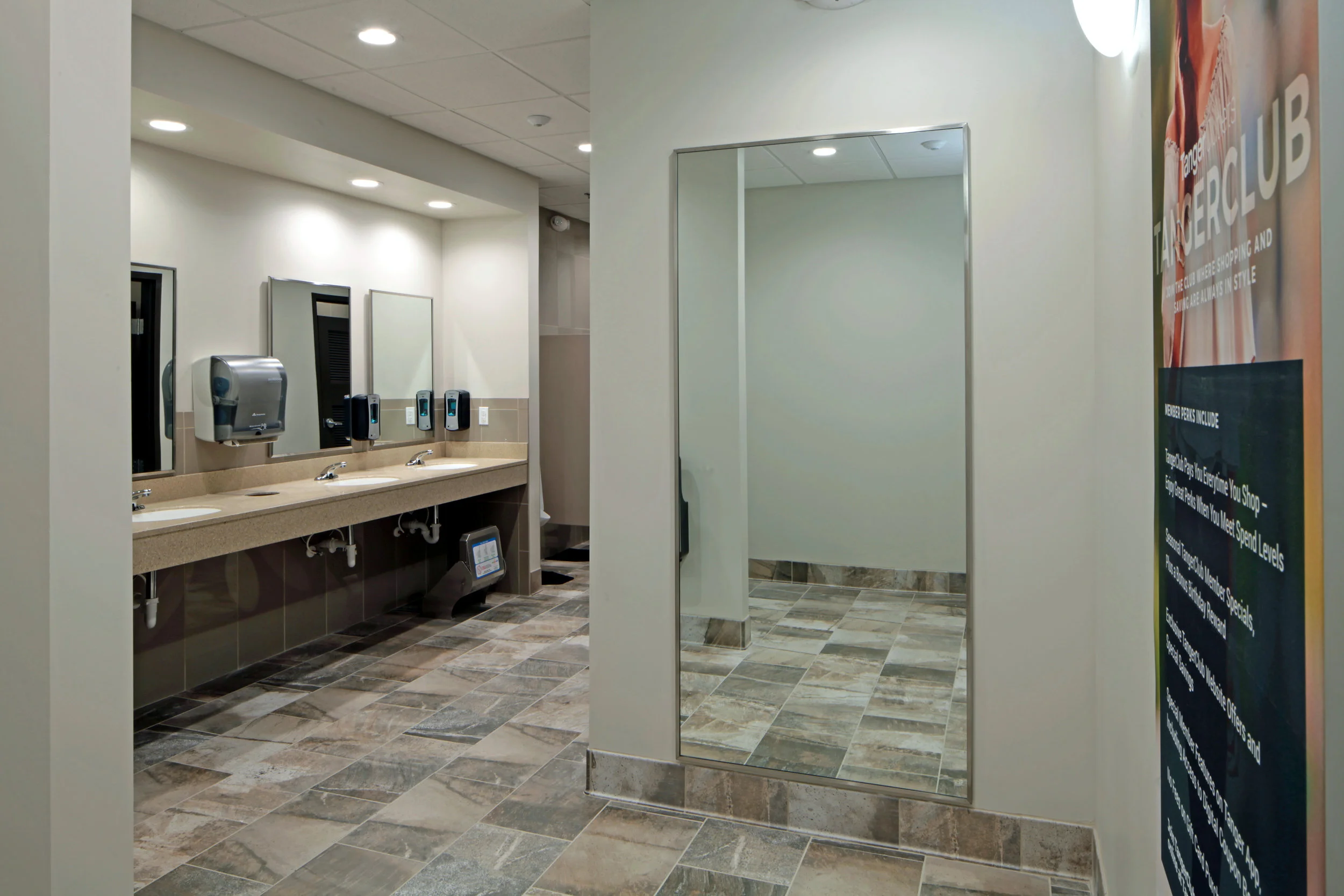 Tanger Outlet Restrooms — Woodruff Construction | Iowa Commercial ...