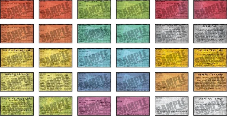 Types of Item Cards — Dystopia Rising: Texas