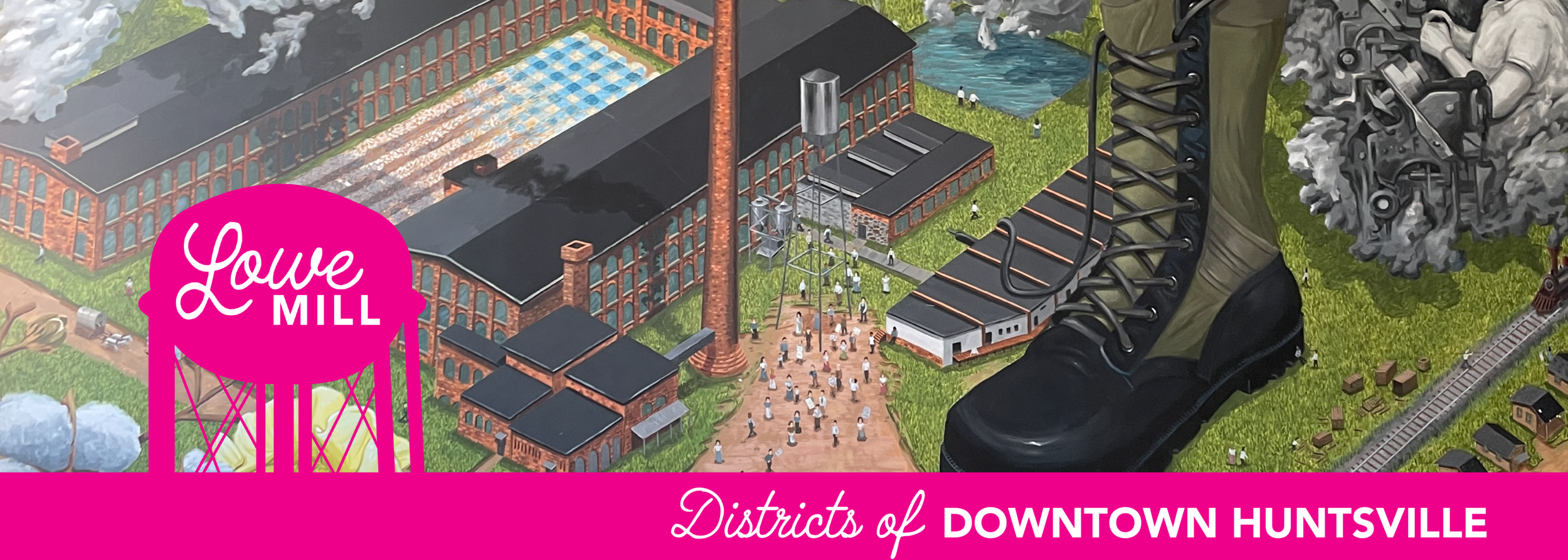 Lowe Mill District Dining — Downtown Huntsville
