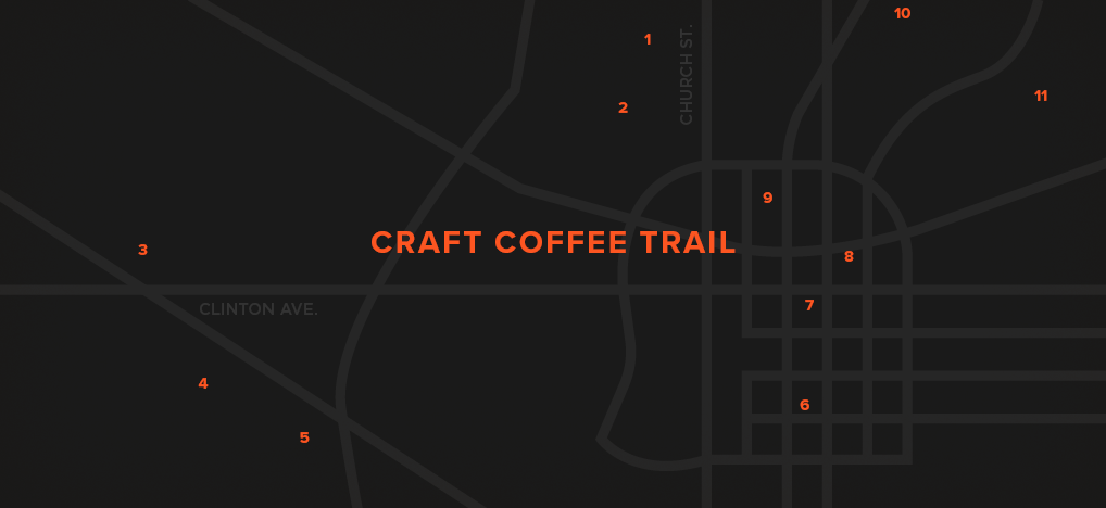 Downtown Huntsville Craft Coffee Trail — Downtown Huntsville