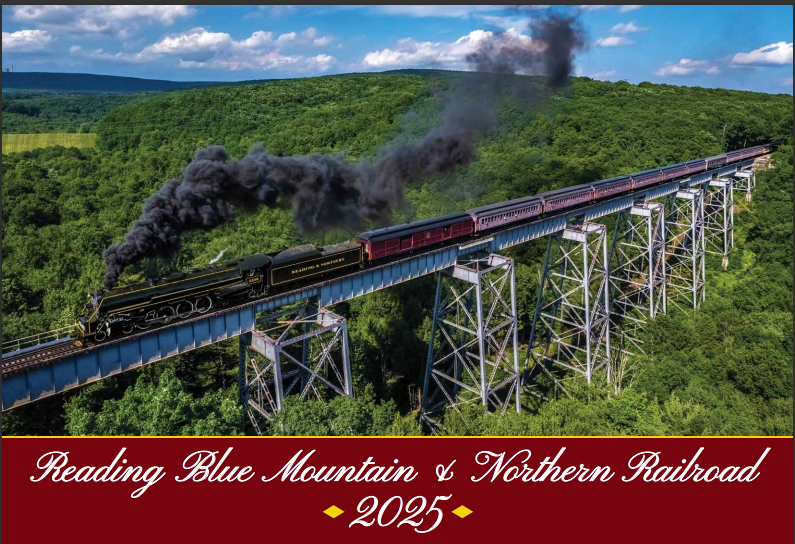 Calendar Sales — Reading Blue Mountain & Northern Railroad