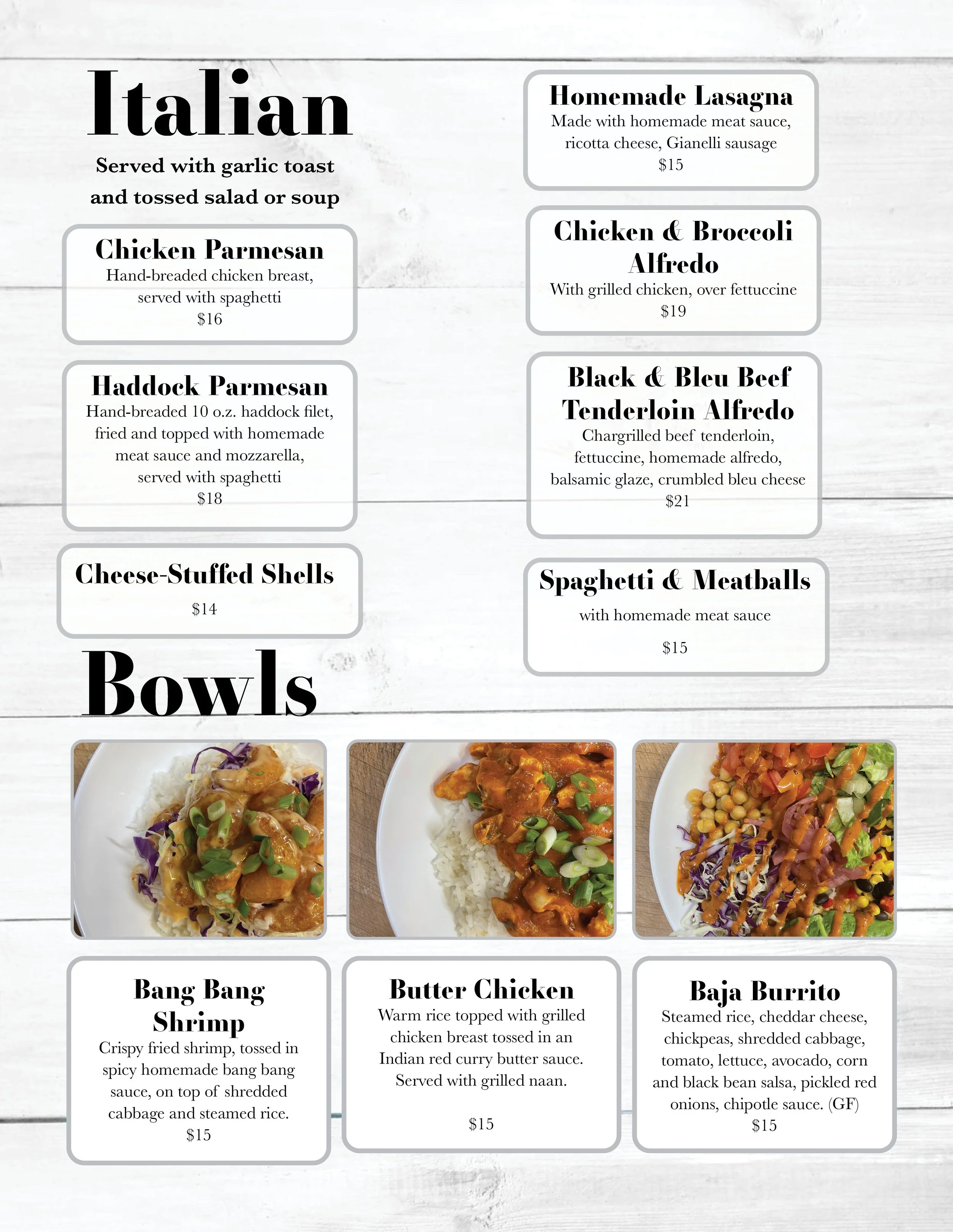 Lunch & Dinner — Gram's Diner