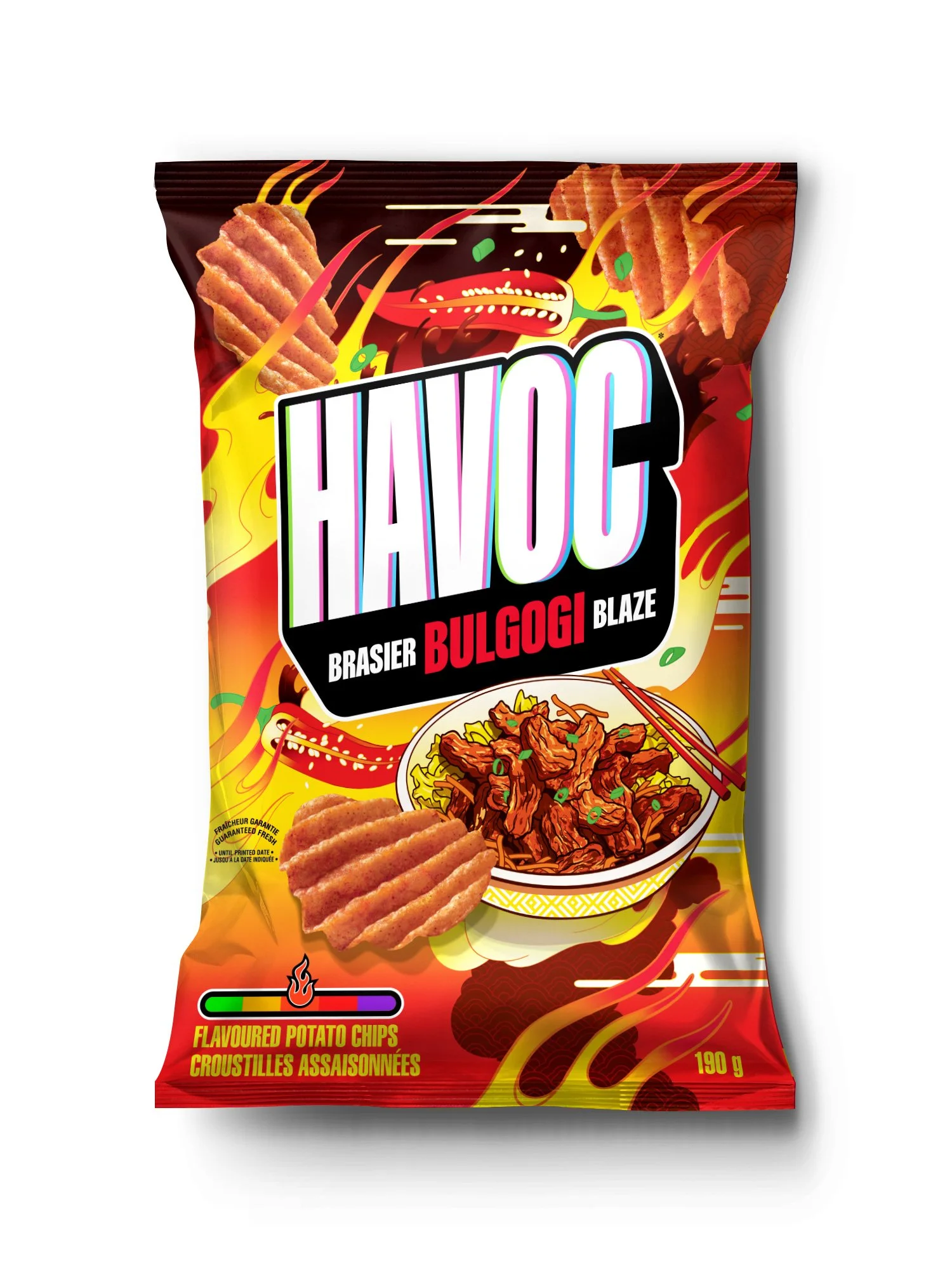 Havoc Packaging Artwork for Pepsico | Custom Illustrations - Andrew Archer
