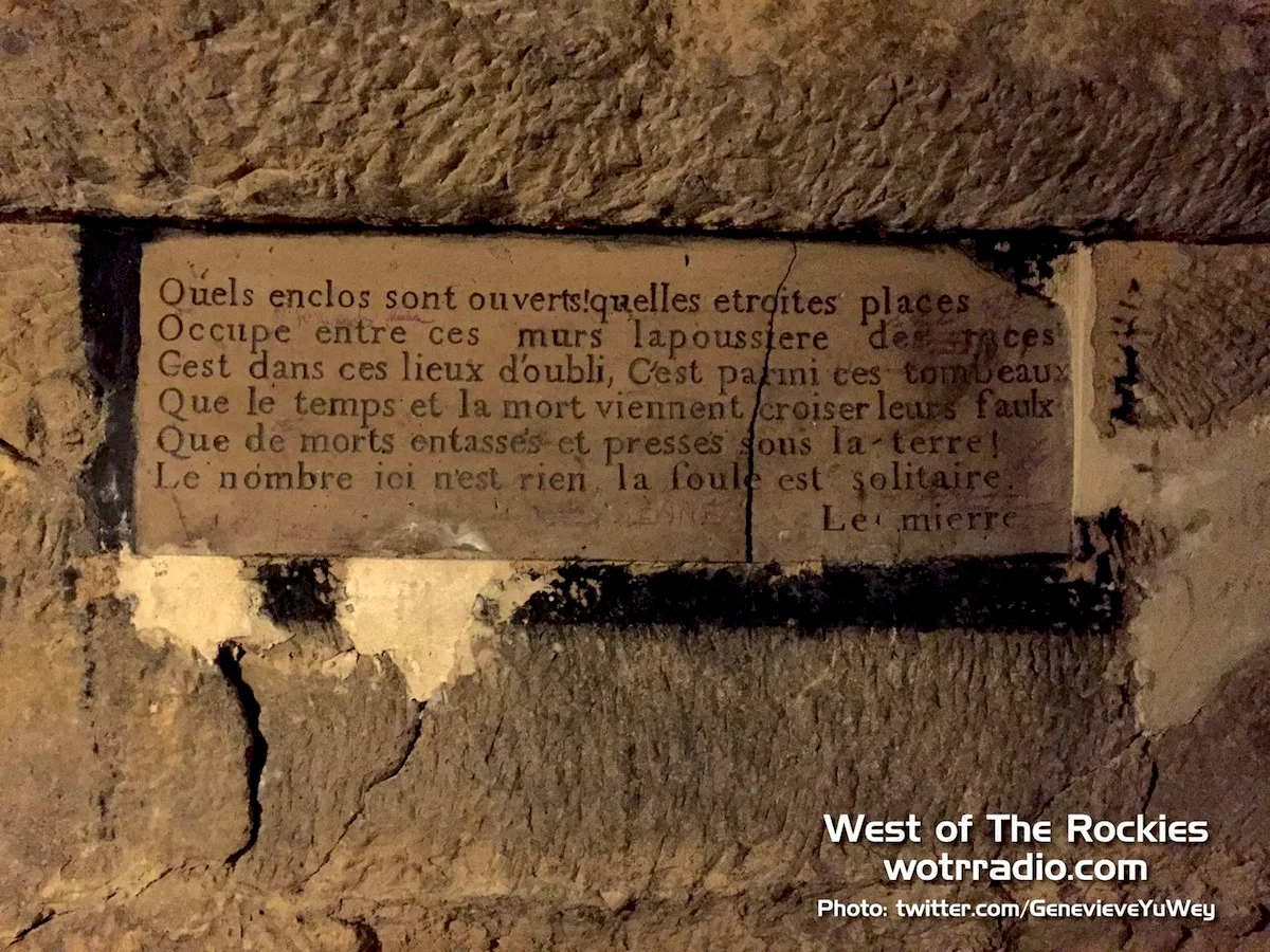 A Walk Through The Catacombs: The Deadly Depths of Paris — West of The ...