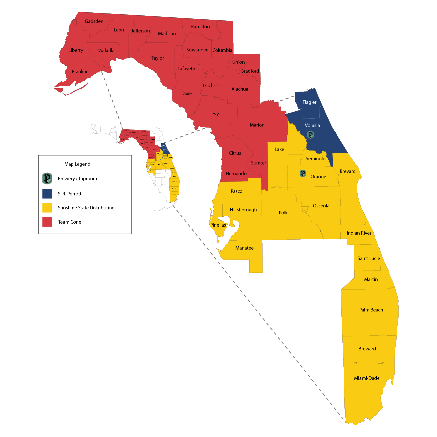 Distribution Map — Persimmon Hollow