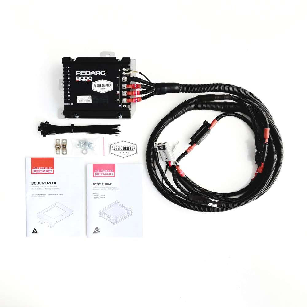 Redarc Alpha | 70 series Toyota LandCruiser Dual Battery Kit-AUSSIE ...