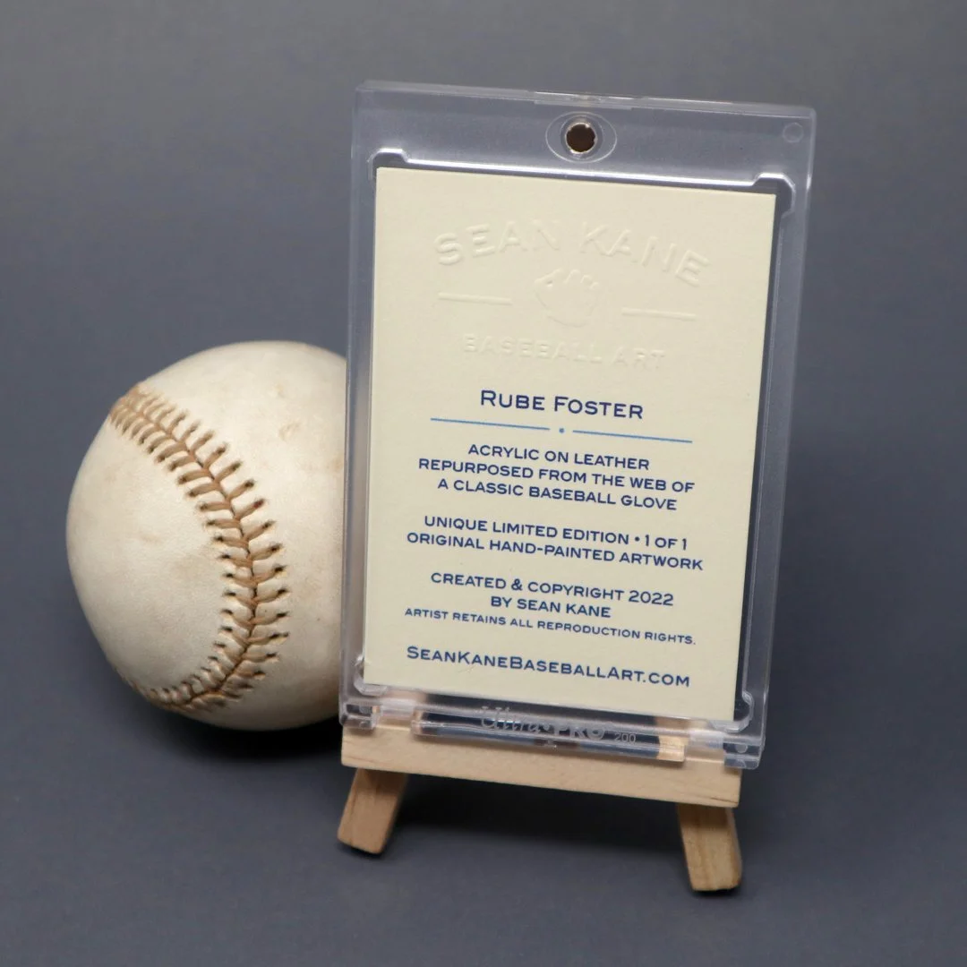 Baseball Art featuring Rube Foster — Sean Kane Baseball Art - Painted ...