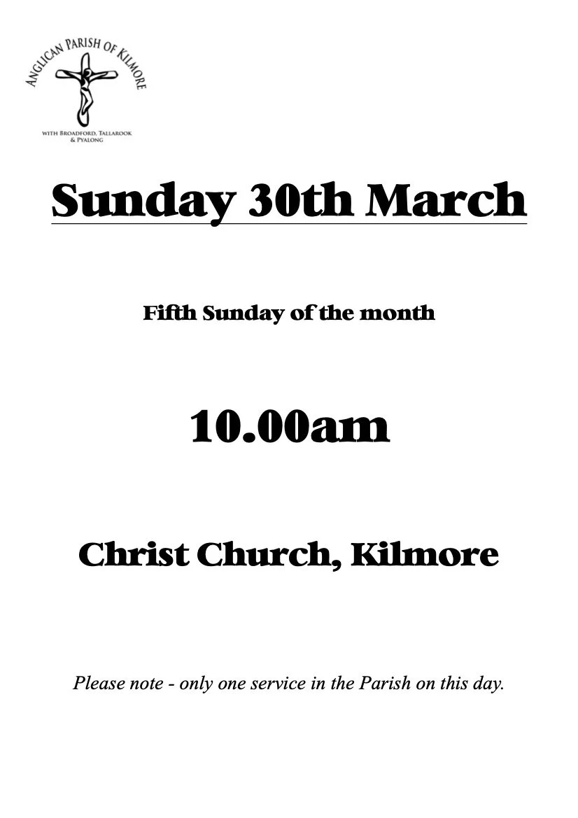 Anglican Parish of Kilmore, Broadford, Pyalong & Tallarook with ...