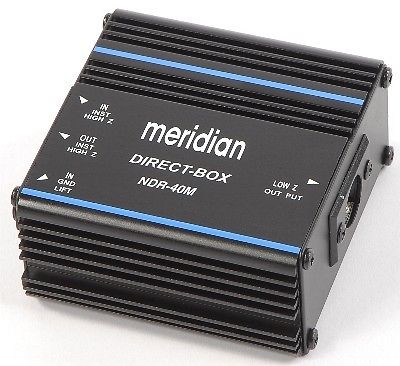 Meridian NDR40 Passive DI Box — Glasgow Cross Music
