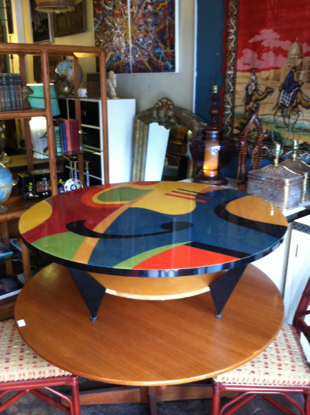 Color Me Happy | Colorful 80s Round Coffee Table — Casa Victoria ...