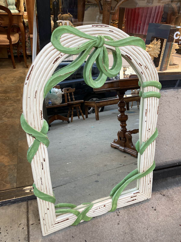 Wrapped in a Bow | Carved Wood Ribbon Mirror — Casa Victoria - Vintage ...