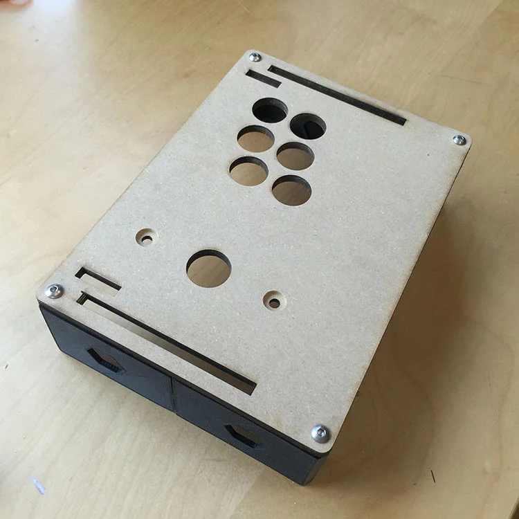 Simple and fast 3D printed and wood arcade stick build — cuddleburrito