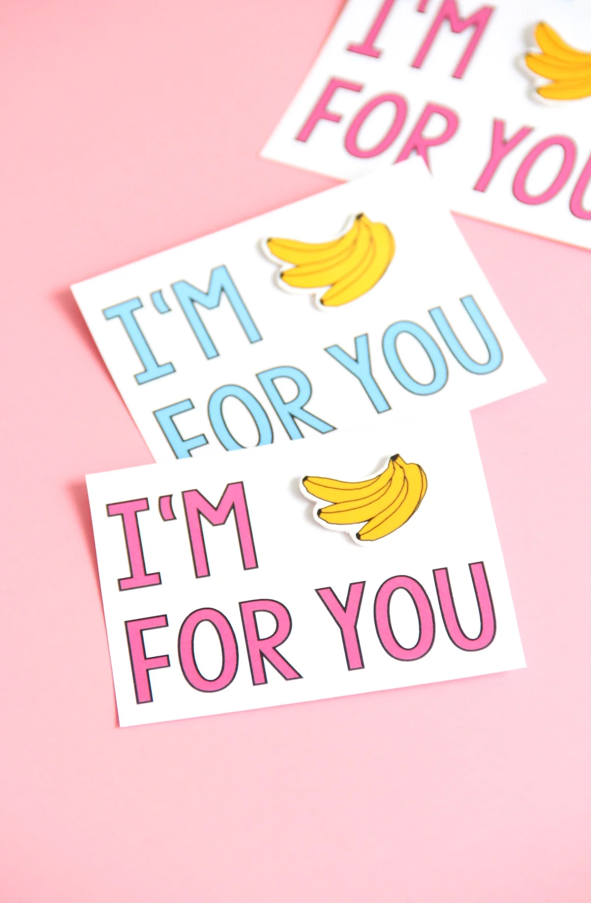 I'M BANANAS FOR YOU VALENTINE PRINTABLE + PIN — And We Play