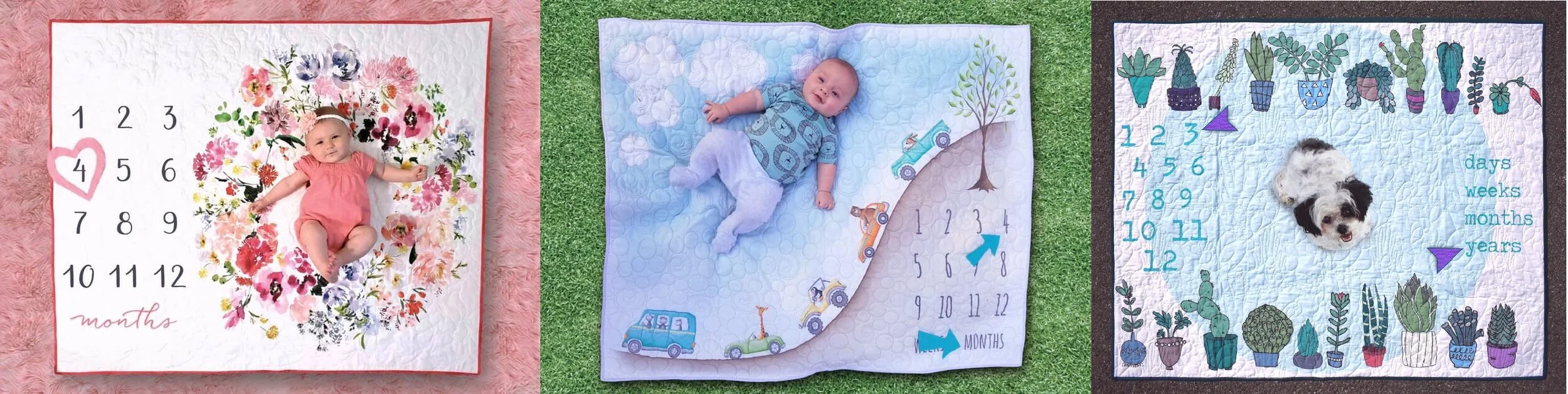 Baby Milestone Mats from Windham Fabrics — Rocking Chair Quilts