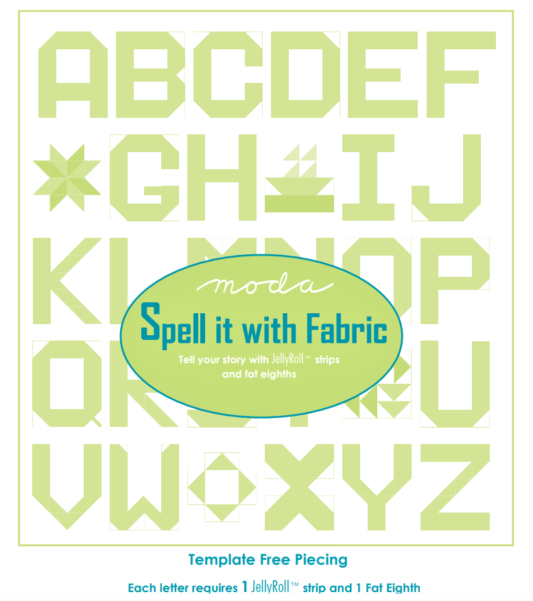 Spell It With Fabric Pattern Booklet • Free Digital Download — Rocking ...