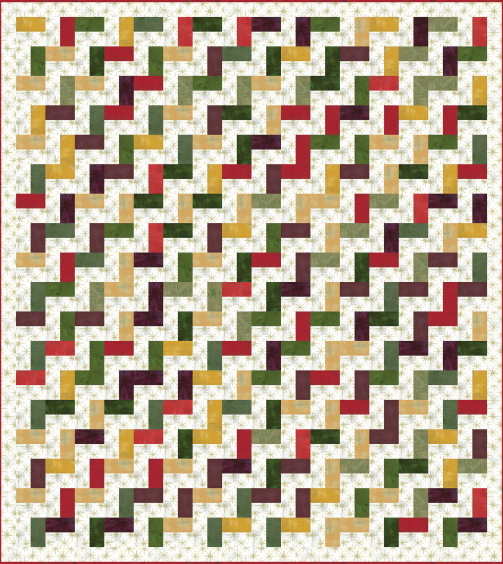 Step This Way Jelly Roll Quilt Pattern • Free Digital Download ...