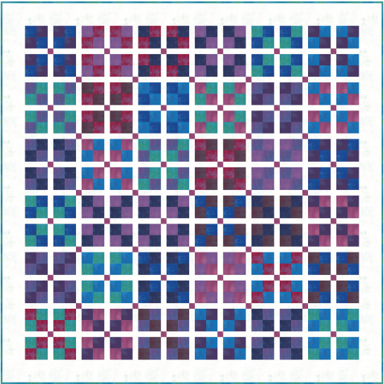 Quadrangle Jelly Roll Quilt Pattern • Free Digital Download — Rocking ...