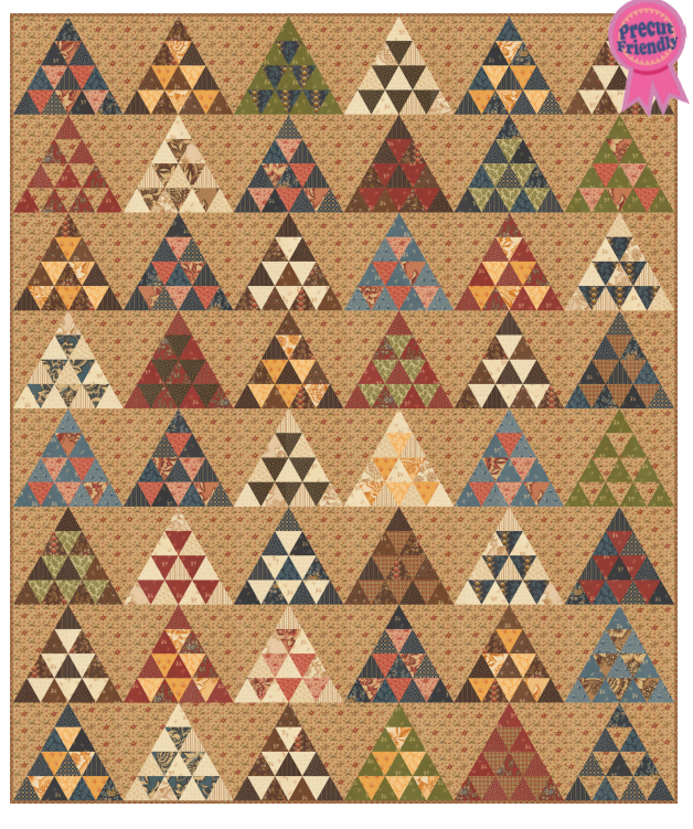 Mountain Climbing Quilt KIT • KITMOD151 — Rocking Chair Quilts