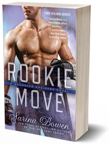 Rookie Move signed paperback — Sarina Bowen