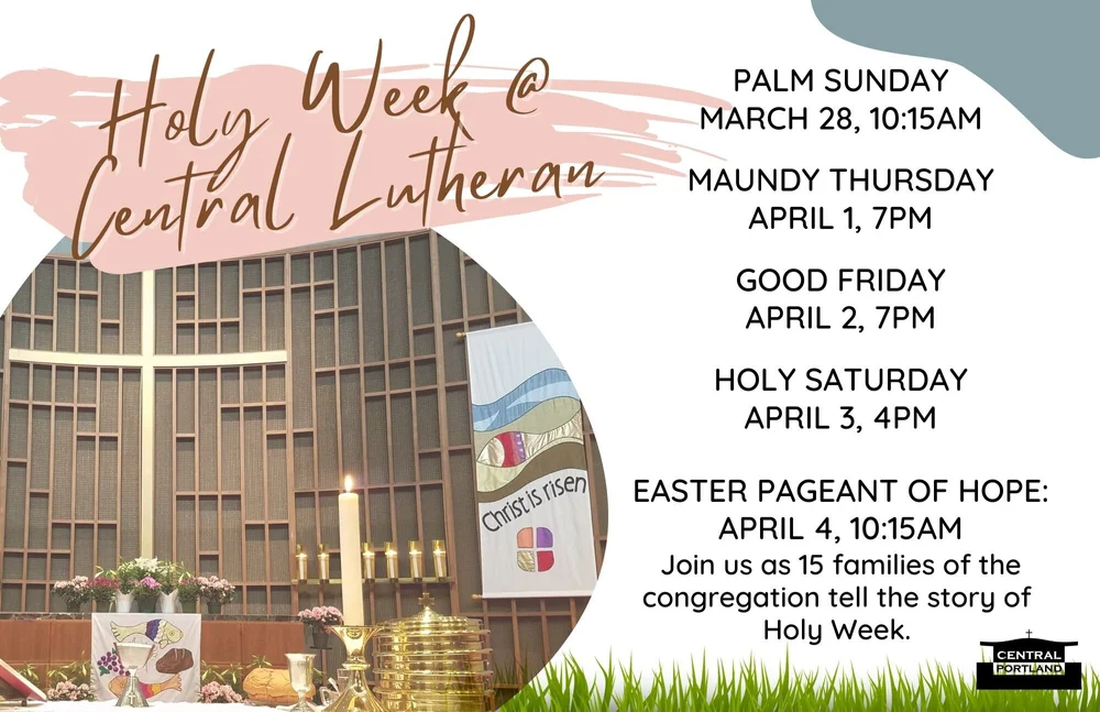 Holy Week 2021 — Central Lutheran Church
