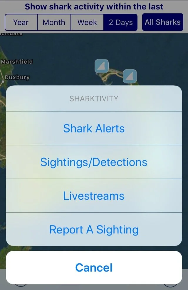 Sharktivity White Shark Tracking App — AWSC