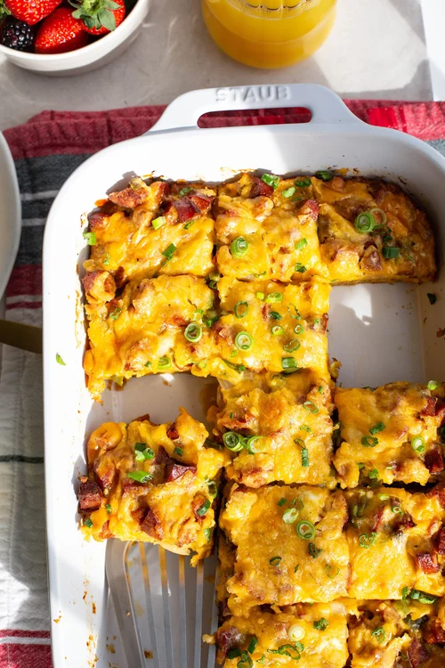Cajun Cornbread Breakfast Casserole — My Diary of Us