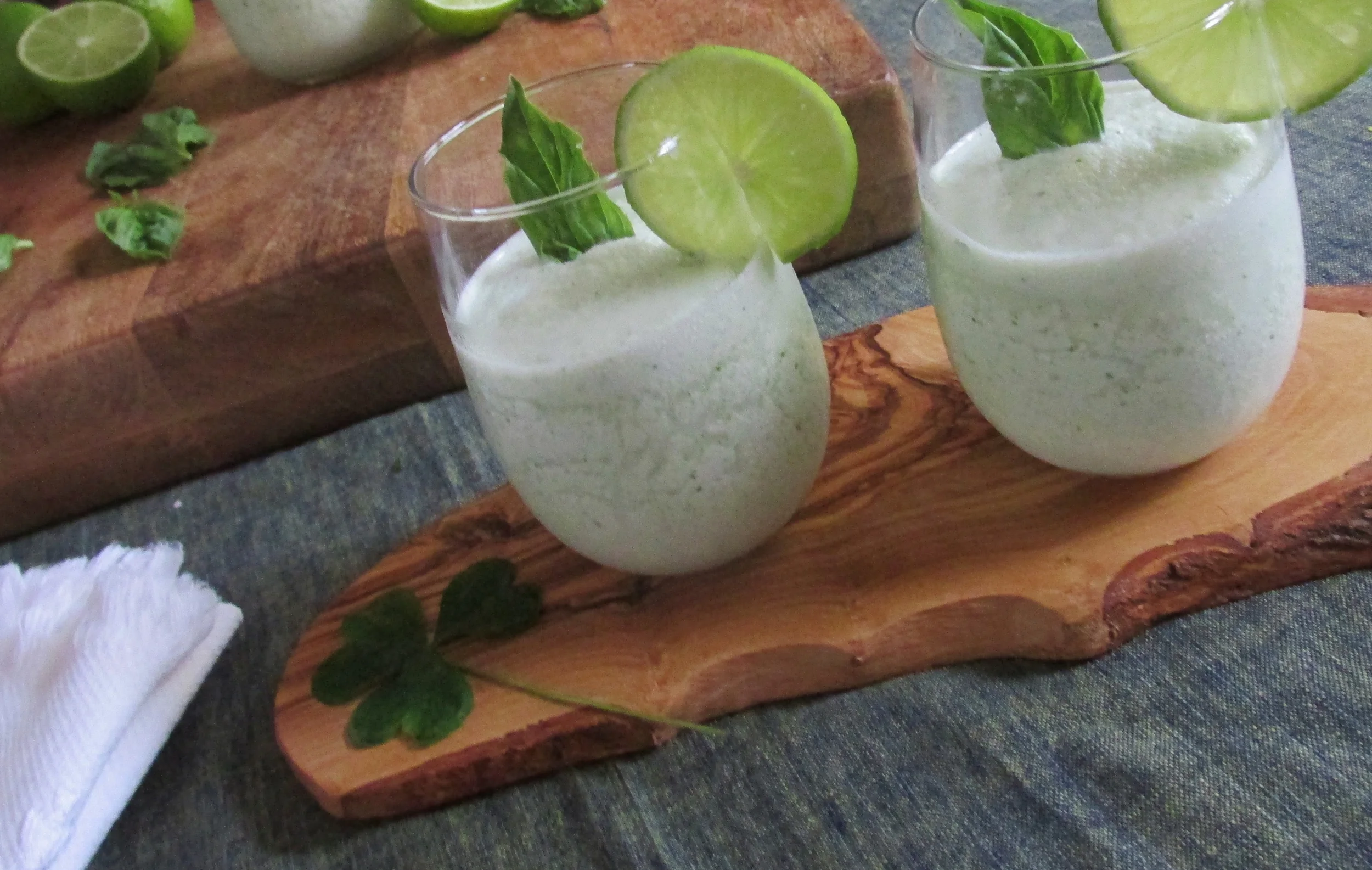 Refreshing Coconut, Lime, and Basil Cocktails — My Diary of Us
