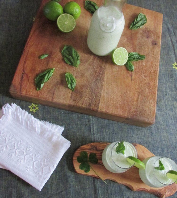 Refreshing Coconut, Lime, and Basil Cocktails — My Diary of Us