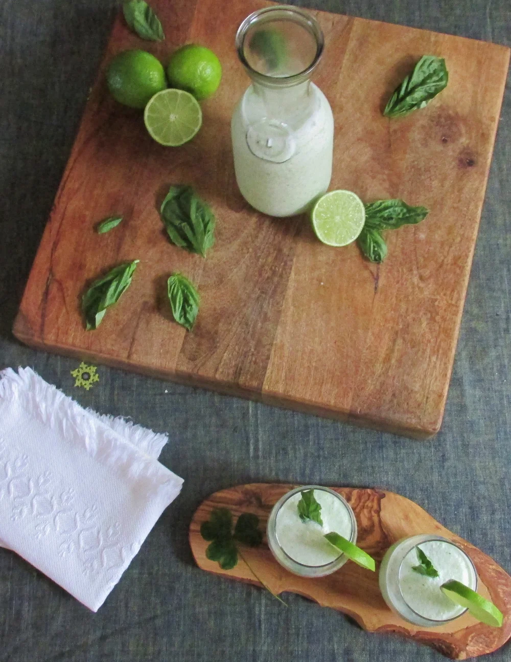 Refreshing Coconut, Lime, and Basil Cocktails — My Diary of Us