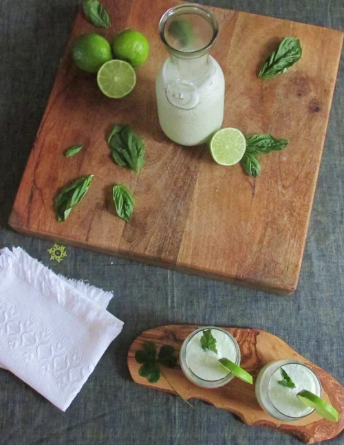 Refreshing Coconut, Lime, and Basil Cocktails — My Diary of Us