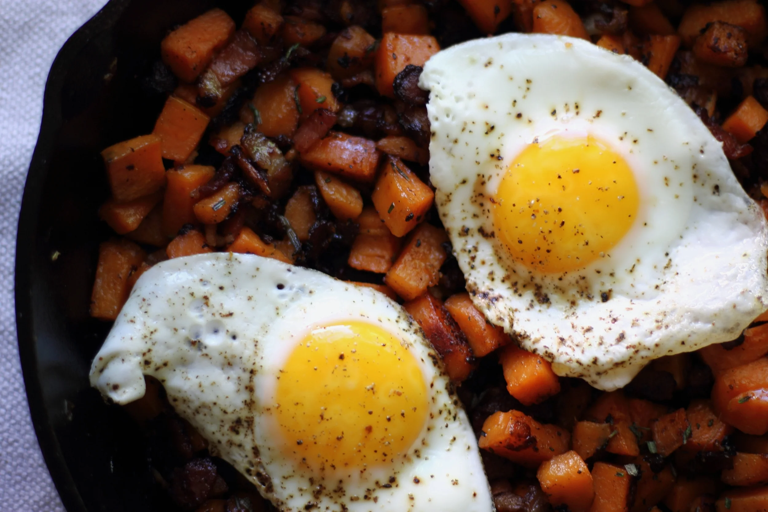 Rosemary Honey Sweet Potato Hash — My Diary of Us